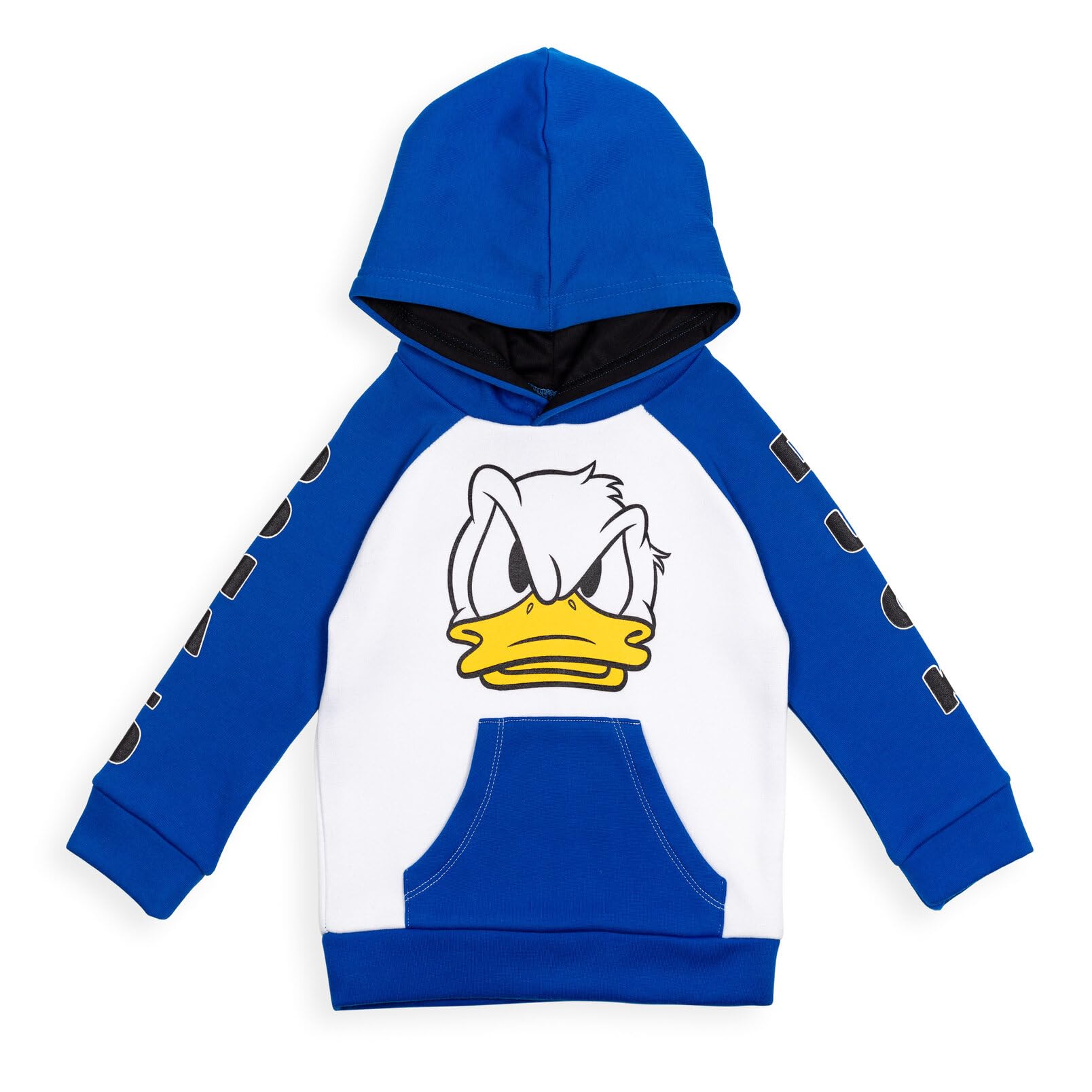 Disney Mickey Mouse Donald Duck Toddler Boys Fleece Hoodie Blue/White 5T