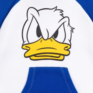 Disney Mickey Mouse Donald Duck Toddler Boys Fleece Hoodie Blue/White 5T