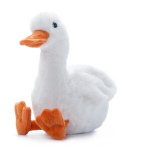 the petting zoo floppy duck stuffed animal plushie, gifts for kids, wild onez wildlife animals, duck plush toy, 8 inches