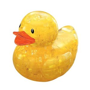 BePuzzled | Duck, Original 3D Crystal Puzzle, Engaging and Entertaining Unique Puzzle, Quack Your Way to Fun!