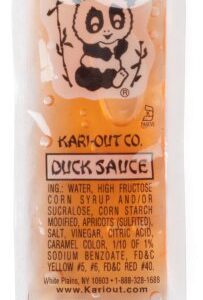 Duck Sauce Individual Condiment Packets, 100 Count, Kari-Out Co.