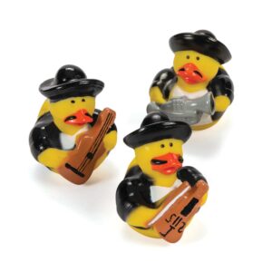 fun express 12 vinyl mariachi band rubber ducks