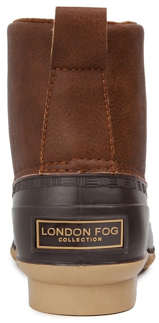 LONDON FOG Womens Winley Duck Boot brown 8