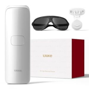 ulike laser hair removal for women and men, air 3 ice-cooling ipl hair removal device for nearly painless & long-lasting results, 3 modes & auto flashing for fast full body hair removal from home