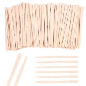 1200pcs eyebrow wax sticks wood waxing sticks wax spatula applicator for body hair eyebrow lip nose brow removal