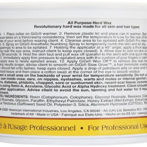 GiGi All Purpose Hair Removal Hard Wax for All Skin Types, 14 oz