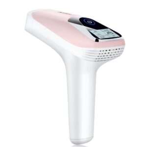 veme ipl laser hair removal for women & men permanent painless, at-home hair removal device - facial, lip, bikini, whole body,fda cleared,auto mode/ 5 energy upgraded professional hair remover