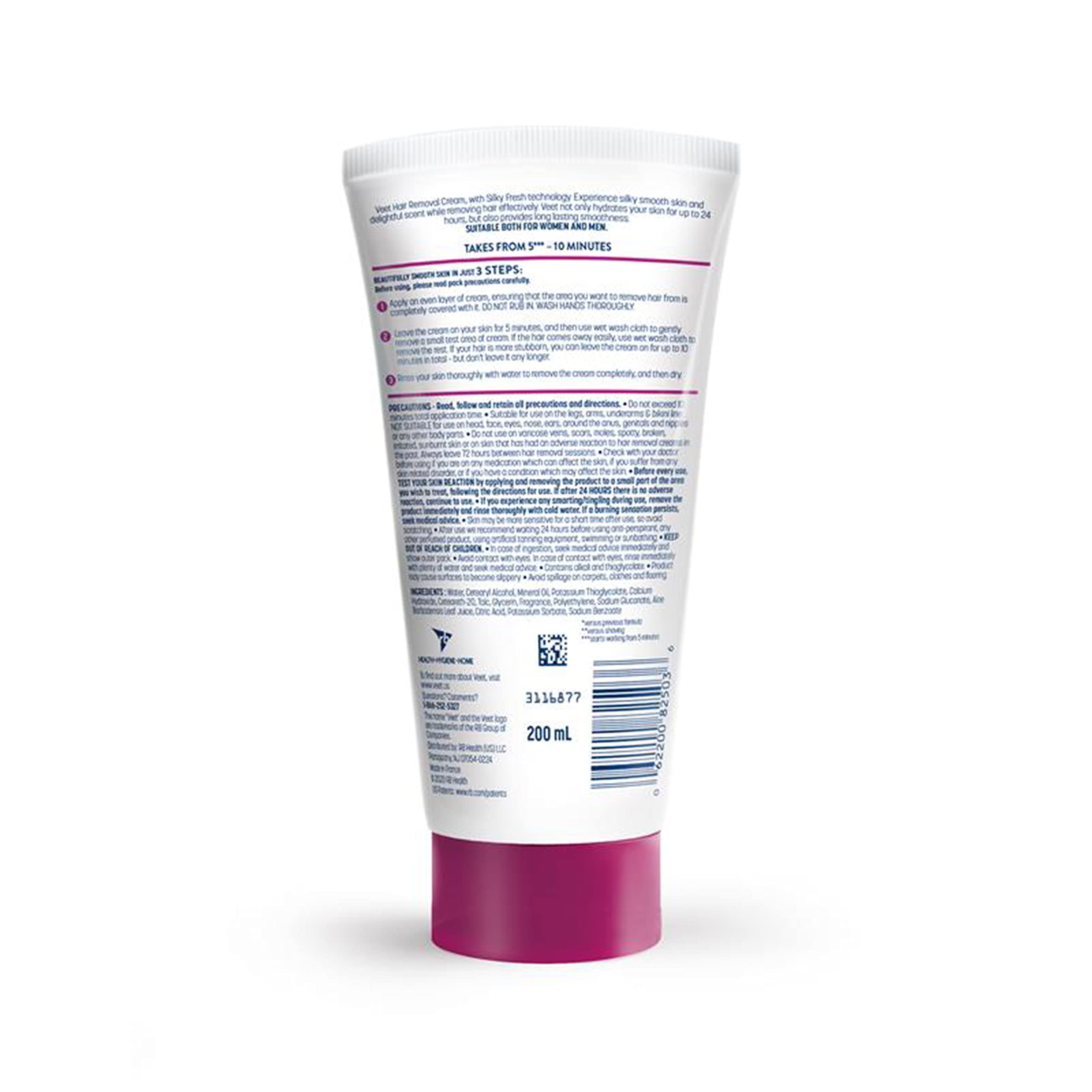 Veet Botanic Inspirations Gel Cream Legs & Body, 6.78 oz