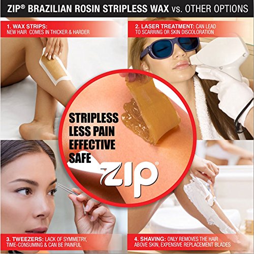 Zip Wax Hot Wax Hair Remover 7 Oz by ZIP