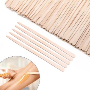 750pcs wooden wax sticks eyebrow lip nose waxing sticks small wax applicator sticks spatulas applicator for hair removal and smooth skin spa and home usage (750pcs)