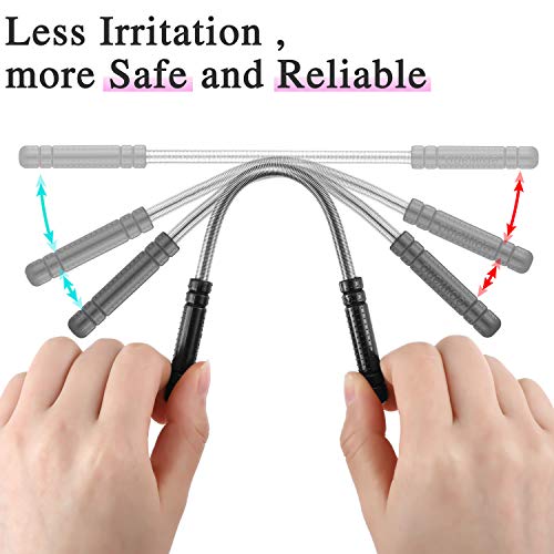 4 Pieces Facial Hair Remover Spring Eyebrow Face Epilator Coil Portable Hair Remover Spring Threading Tool for Women Chin Cheek Mustache Upper Lip