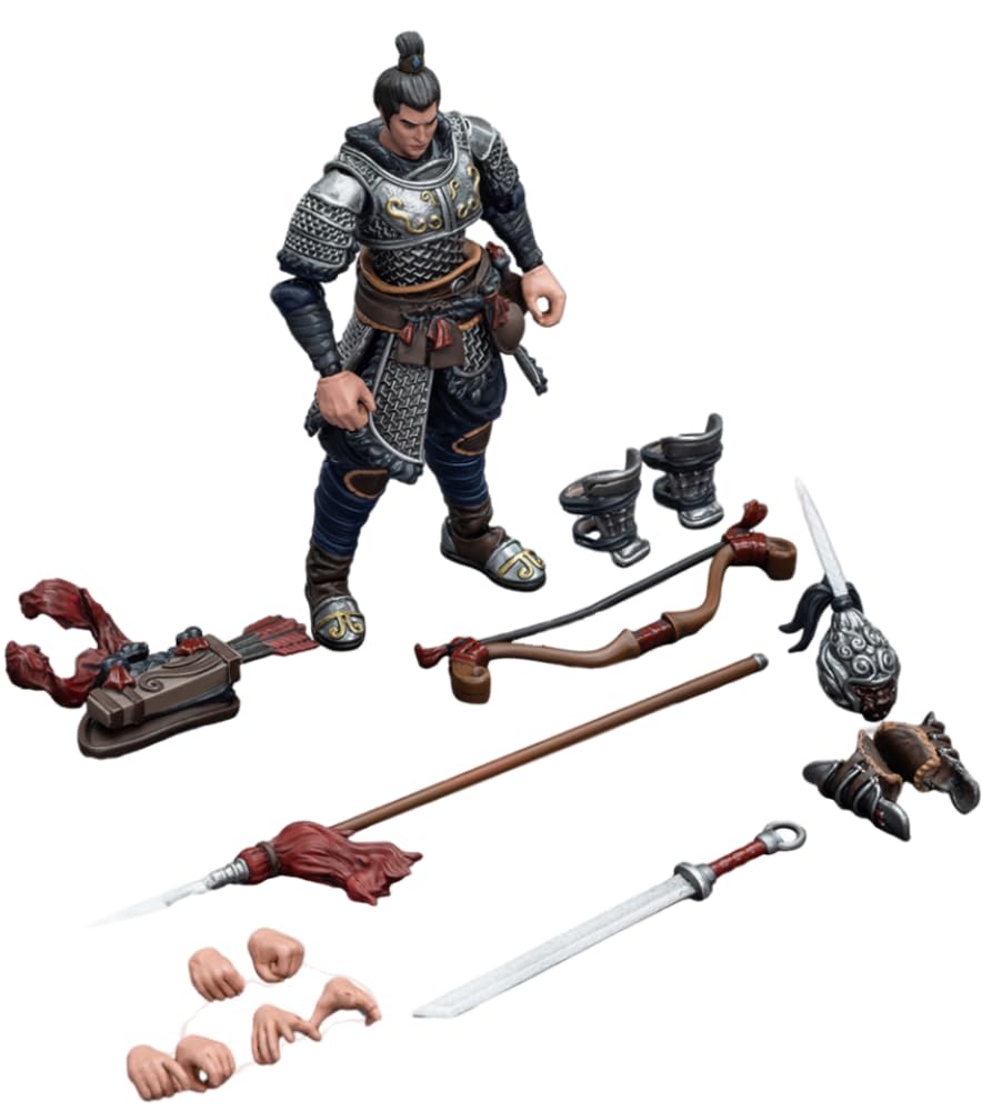 HiPlay JoyToy Warhammer 40K Collectible Figure: Dark Source-JiangHu Northern Hanland Empire Cavalry 1:18 Scale Action Figures (JT7660)