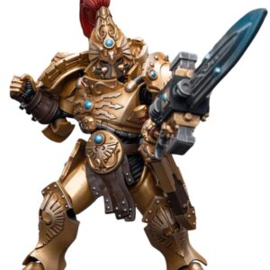 HiPlay JoyToy Warhammer 40K Collectible Figure: Adeptus Custodes Custodian Guard with Sentinel Blade 1:18 Scale Action Figures JT7837 (Guard with Sentinel Blade)