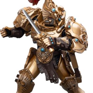 HiPlay JoyToy Warhammer 40K Collectible Figure: Adeptus Custodes Custodian Guard with Sentinel Blade 1:18 Scale Action Figures JT7837 (Guard with Sentinel Blade)