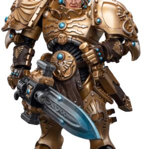 HiPlay JoyToy Warhammer 40K Collectible Figure: Adeptus Custodes Custodian Guard with Sentinel Blade 1:18 Scale Action Figures JT7837 (Guard with Sentinel Blade)