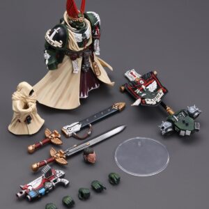 Pipigirl JoyToy 40K Genuine License 1:18 Action Figure, Dark Angels Supreme Grand Master Azrael, 4.96 inch Collectible Action Figures Kits (Supreme Grand Master Azrael)