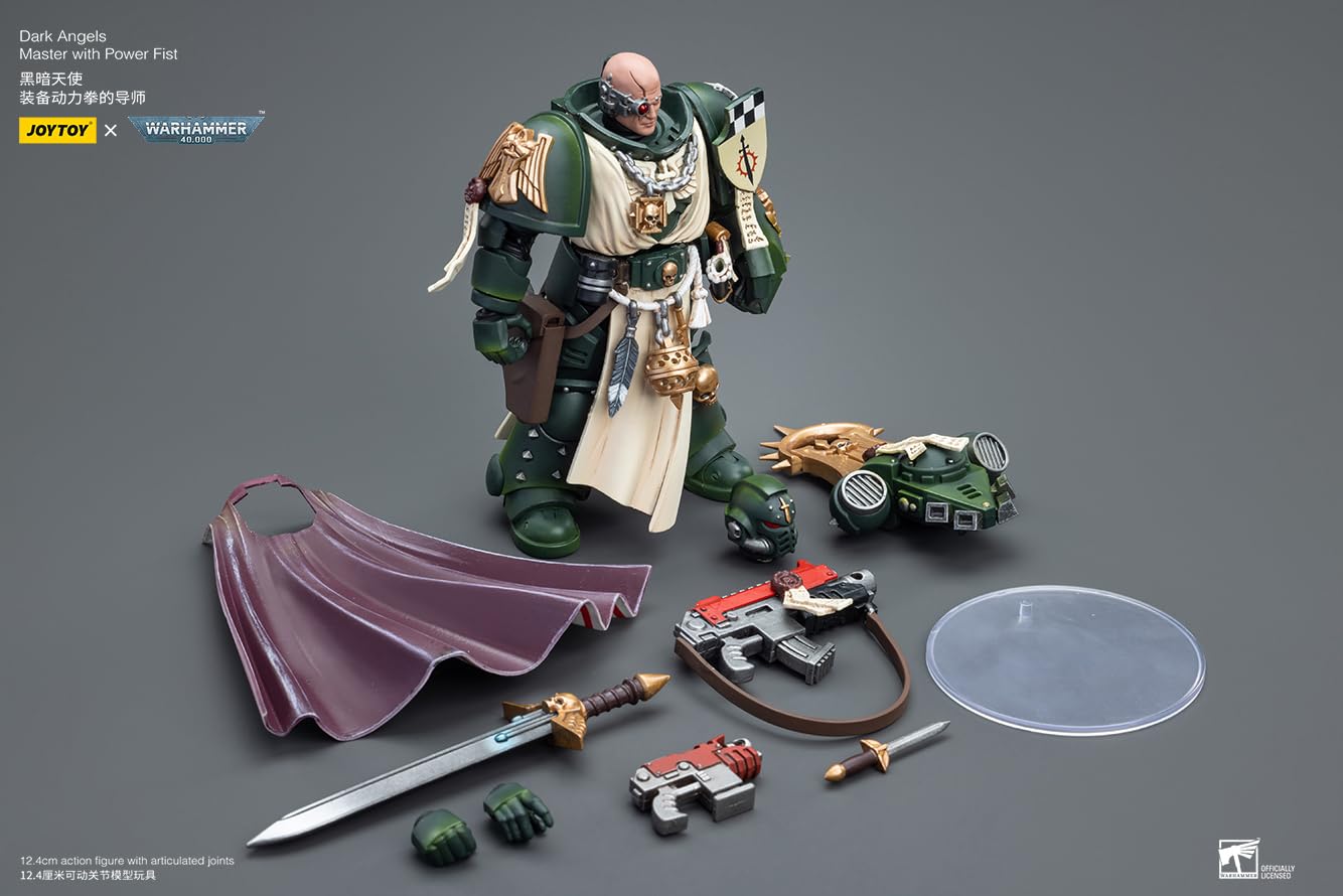 JoyToy Warhammer 40K: Dark Angels Master with Power Fist 1:18 Scale Action Figure