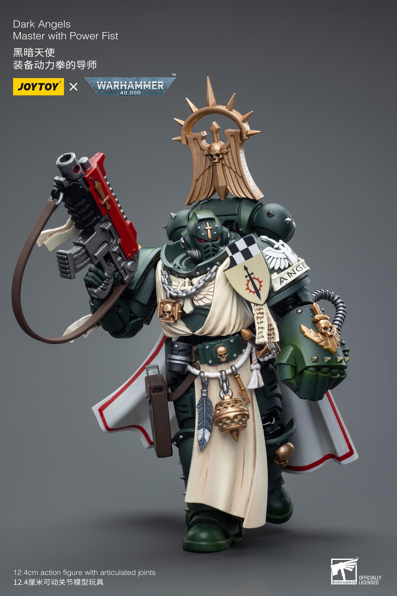 JoyToy Warhammer 40K: Dark Angels Master with Power Fist 1:18 Scale Action Figure