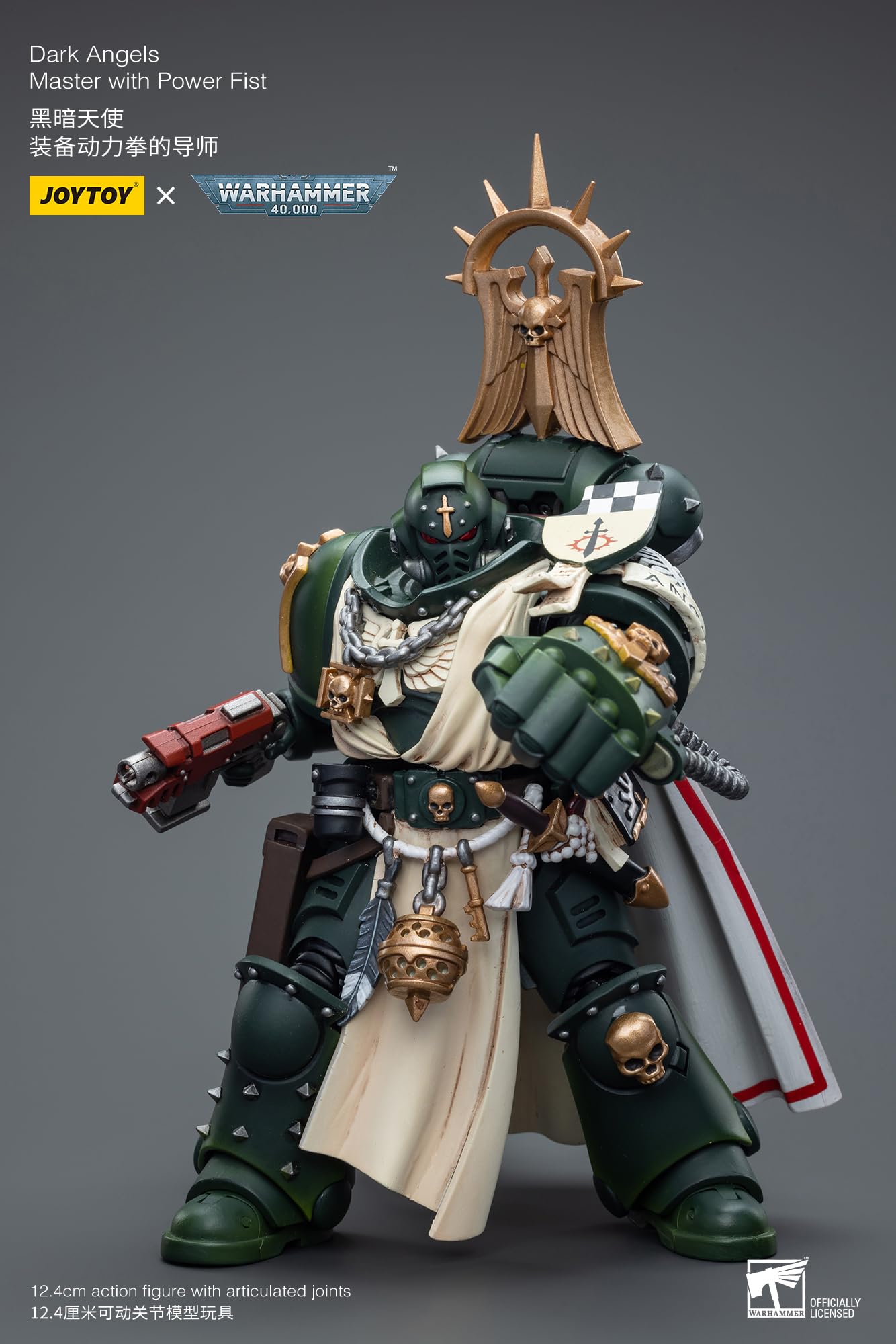 JoyToy Warhammer 40K: Dark Angels Master with Power Fist 1:18 Scale Action Figure