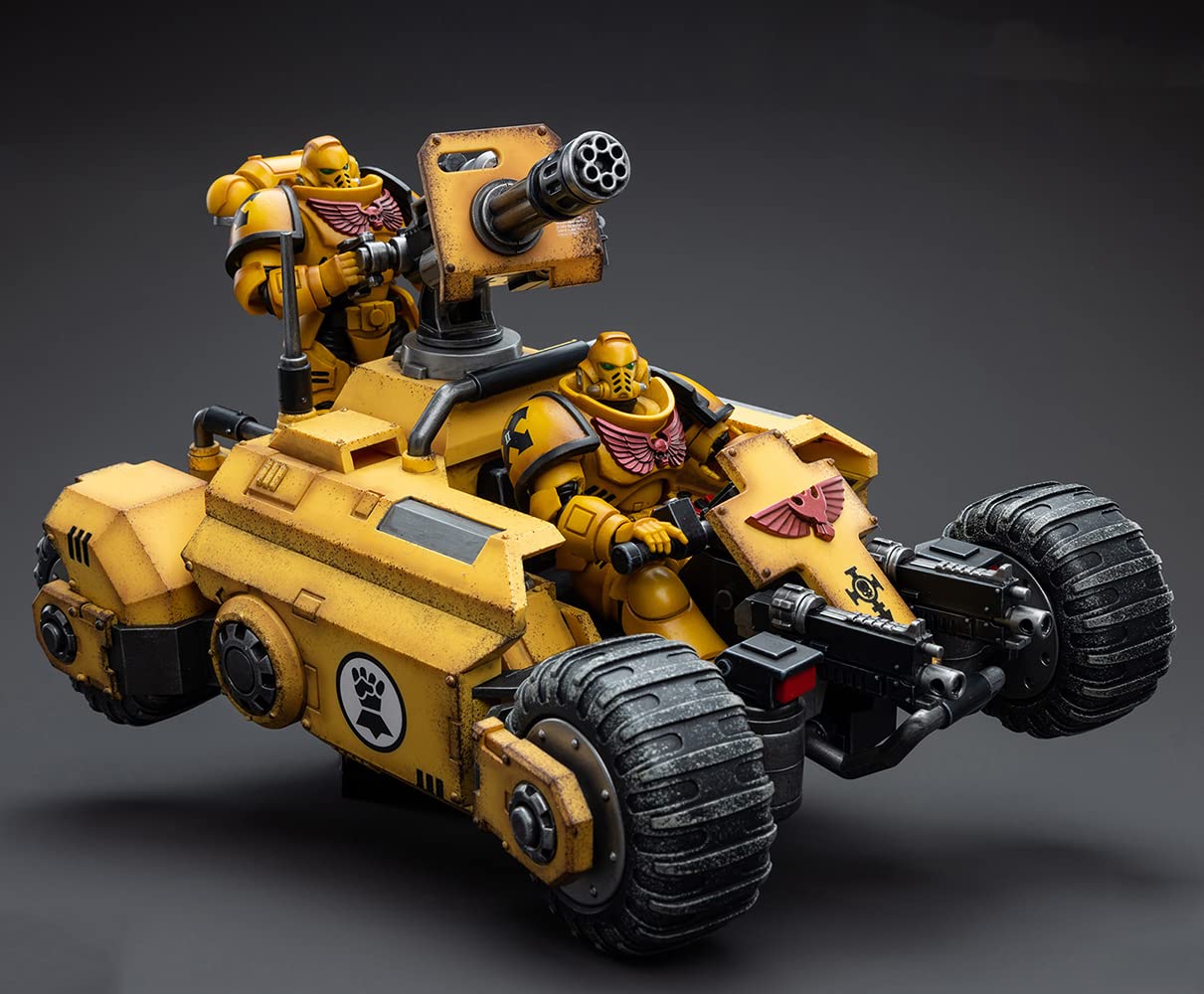 HiPlay JoyToy Warhammer 40K Imperial Fists Primaris Invader ATV 1:18 Scale Collectible Action Figure