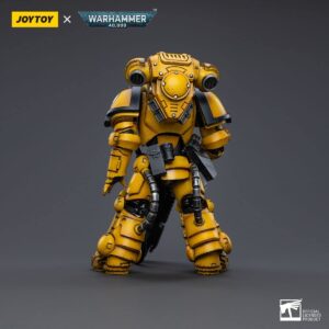 JOYTOY 1/18 Action Figure Warhammer 40,000 Imperial Fists Heavy Intercessors Rogfried Pertanal Collection Model (4Inch)