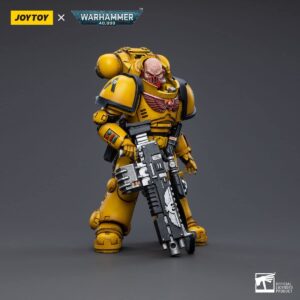 JOYTOY 1/18 Action Figure Warhammer 40,000 Imperial Fists Heavy Intercessors Rogfried Pertanal Collection Model (4Inch)