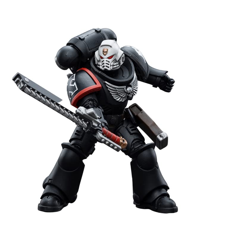 JOYTOY Warhammer 40,000 Action Figure, Raven Guard Intercessors Sergeant Ashan, 1/18 Warhammer 40K 4.7Inch Collection Model for Unisex, Adult, Christmas, Birthday Gifts, Ages 15 and Up