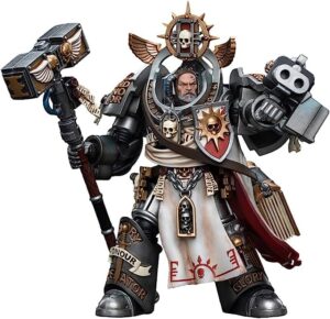 joytoy warhammer 40,000 1/18 action figure grey knights grand master voldus collection model(5.03inch)