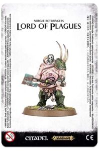 games workshop 99070201009 nurgle rotbringers lord of plagues tabletop and miniature gaming,black