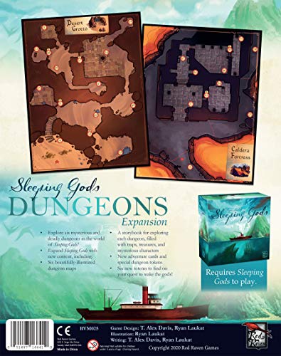 Sleeping Gods: Dungeons by Red Raven Games, Strategy Board Game