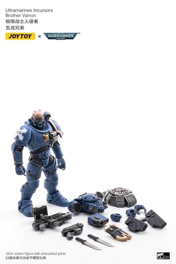 HUAXI DARK SOURCE(HAINAN)TECH JOYTOY Warhammer 40K ULTRAMARINES INCURSORS 1/18 FIG, Multicolor