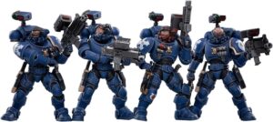 huaxi dark source(hainan)tech joytoy warhammer 40k ultramarines incursors 1/18 fig, multicolor