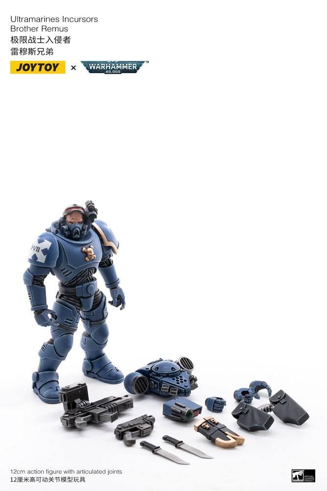 HUAXI DARK SOURCE(HAINAN)TECH JOYTOY Warhammer 40K ULTRAMARINES INCURSORS 1/18 FIG, Multicolor