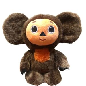 Plush Toy Funny Character Cheburashka Stuffed Plush Speaking Toy Classic 6 inch (15 cm)