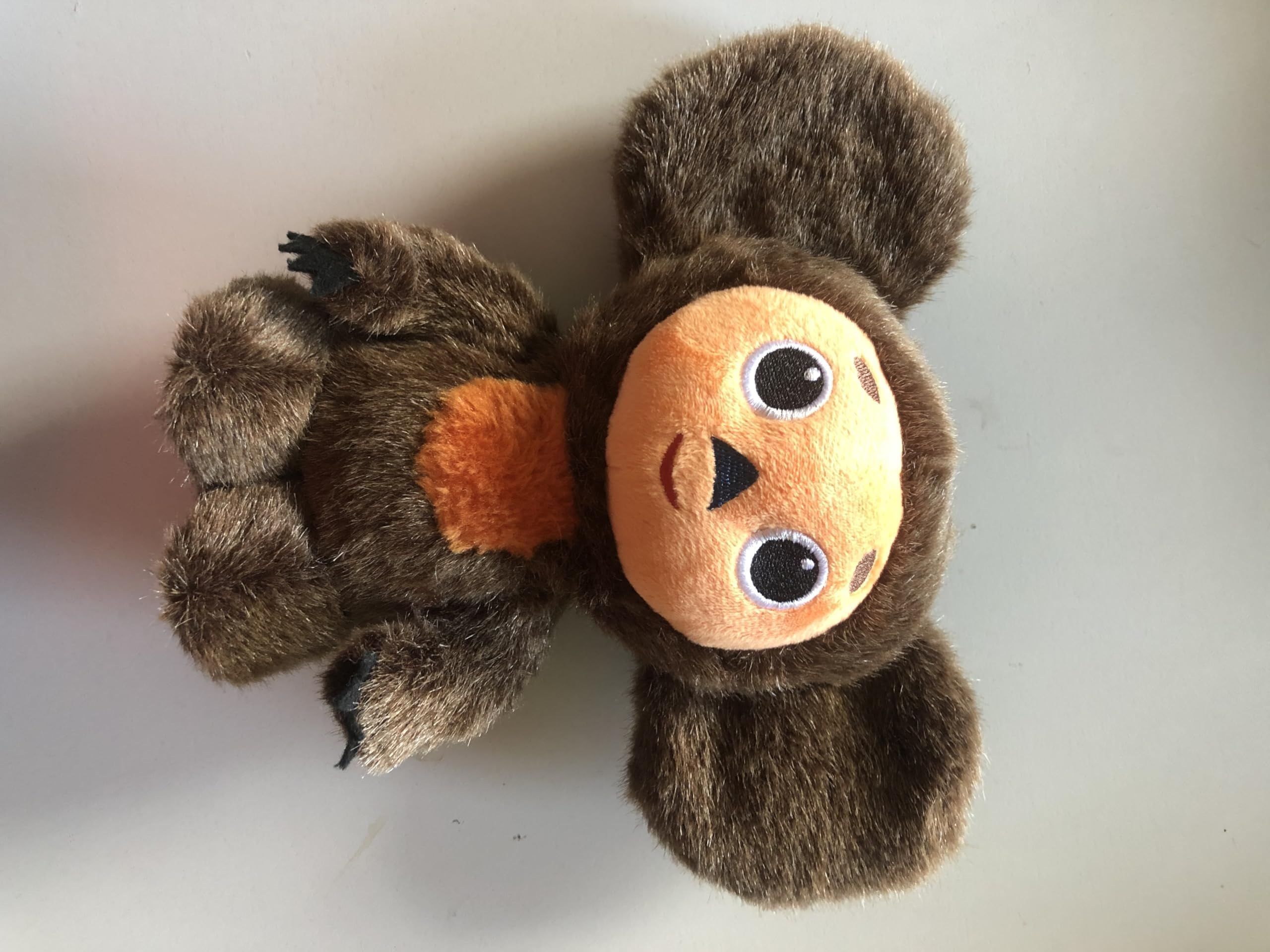 Plush Toy Funny Character Cheburashka Stuffed Plush Speaking Toy Classic 6 inch (15 cm)