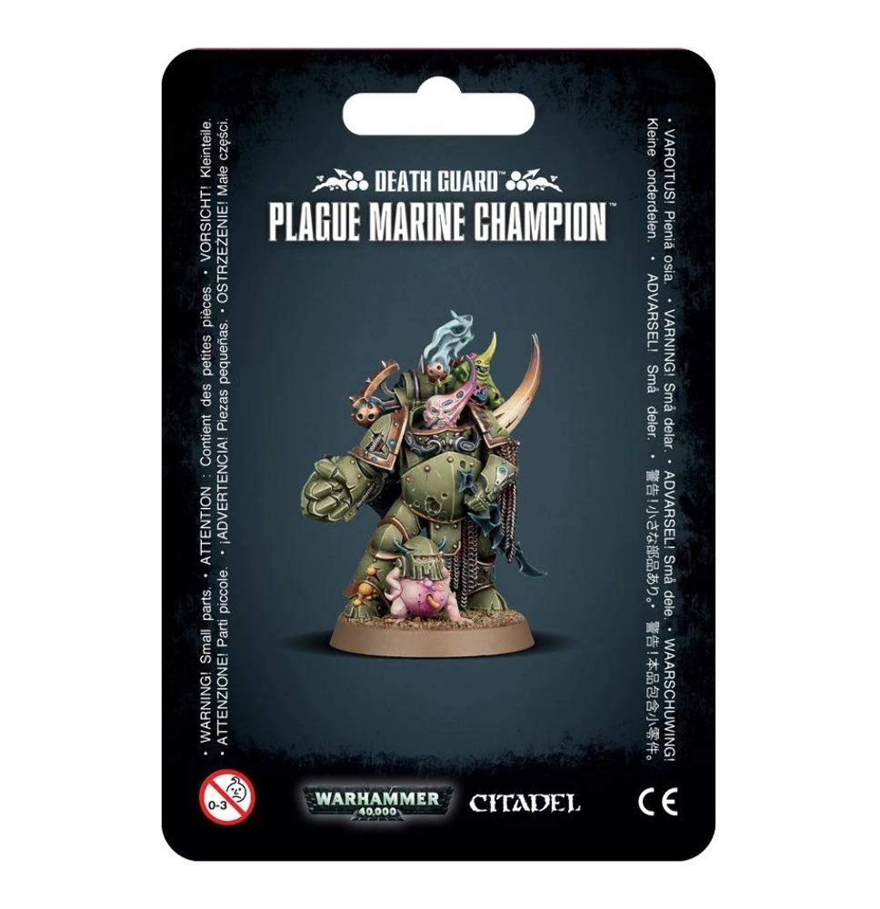 Games Workshop 99070102007" Death Guard Plague Marine Champion Miniature