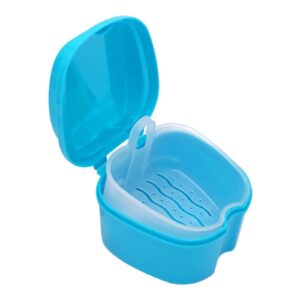 home false guard with bath denture strainer holder guard brace travel brush basket storage mouthguard container rinsing accessories travel outdoor denture for teeth sugar holder container