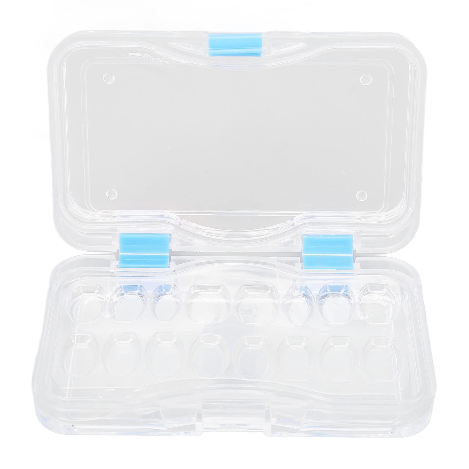 Membrane Tooth Box, Transparent Membrane Film Tooth Box, Safe Denture Storage Case with Secure Clasp, Reusable Dental Film Veneer Box for Dental Clinics