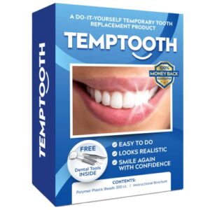 temptooth #1 seller trusted patented temporary tooth replacement product