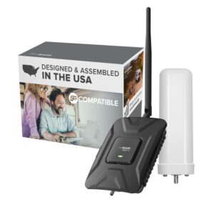 weboost drive x rv base - cell phone signal booster kit | boosts 4g lte & 5g for all u.s. carriers - verizon, at&t, t-mobile & more | made in the u.s. | fcc approved (model 476021)