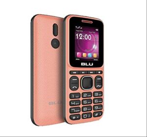 blu z4 music z250 gsm unlocked 1.8" dual sim | fm radio | flashlight | vga camera (coral)