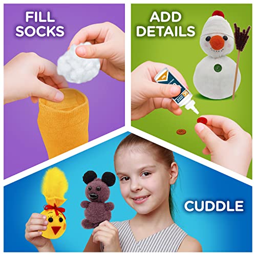 Arts and Crafts for Kids Ages 8-12 - Create Your Own Stuffed Animal Kit - Art Project for Girls & Boys Ages 7, 8, 9, 10, 11, 12