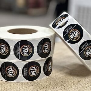 Customize Your own Stickers/Labels with Any Design and Logo-Personalize Your Business stickers-50+ roll Variety of Shapes, Sizes, Backgrounds, and Text Options