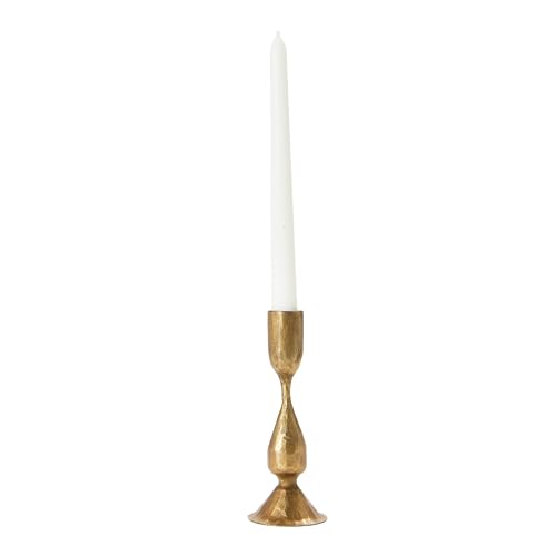 Creative Co-Op Hand-Forged Metal Taper, Antique Brass Finish Candle Holder