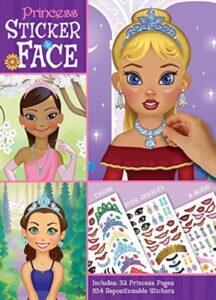 bendon create-a-face sticker pad (princess)