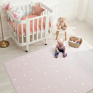 Stylish Baby Play Mat - Soft, Easy to Clean 5.6 x 4 ft. Floor Mat Creates A Safe Play Area for Your Baby Boy or Girl - The Perfect Modern Foam Playmat Fits Nicely with Your Kids Playroom Or Home Decor