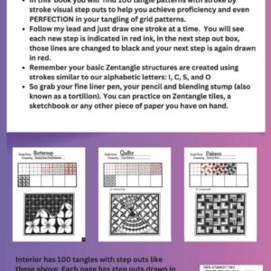 Creating Grid Tangles: A Zentangle Resource book with 100 patterns and step outs