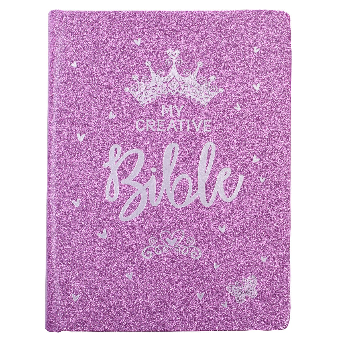 ESV Holy Bible, My Creative Bible For Girls, Hardcover w/Ribbon Marker, Illustrated Coloring, Journaling and Devotional Bible, English Standard Version, Purple Glitter