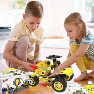 Stem Toys For 5 6 7 8 9+ Year Old Building Block Kit Stem Activities Projects Boy Toys Age 4-8 5-7 6-8 8-10 Creative Set Educational Engineering Excavator Construction Birthday Fun Christmas Idea Gift