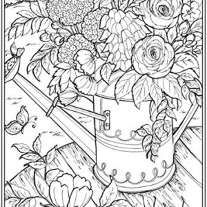 Creative Haven Country Gardens Coloring Book (Adult Coloring Books: In The Country)